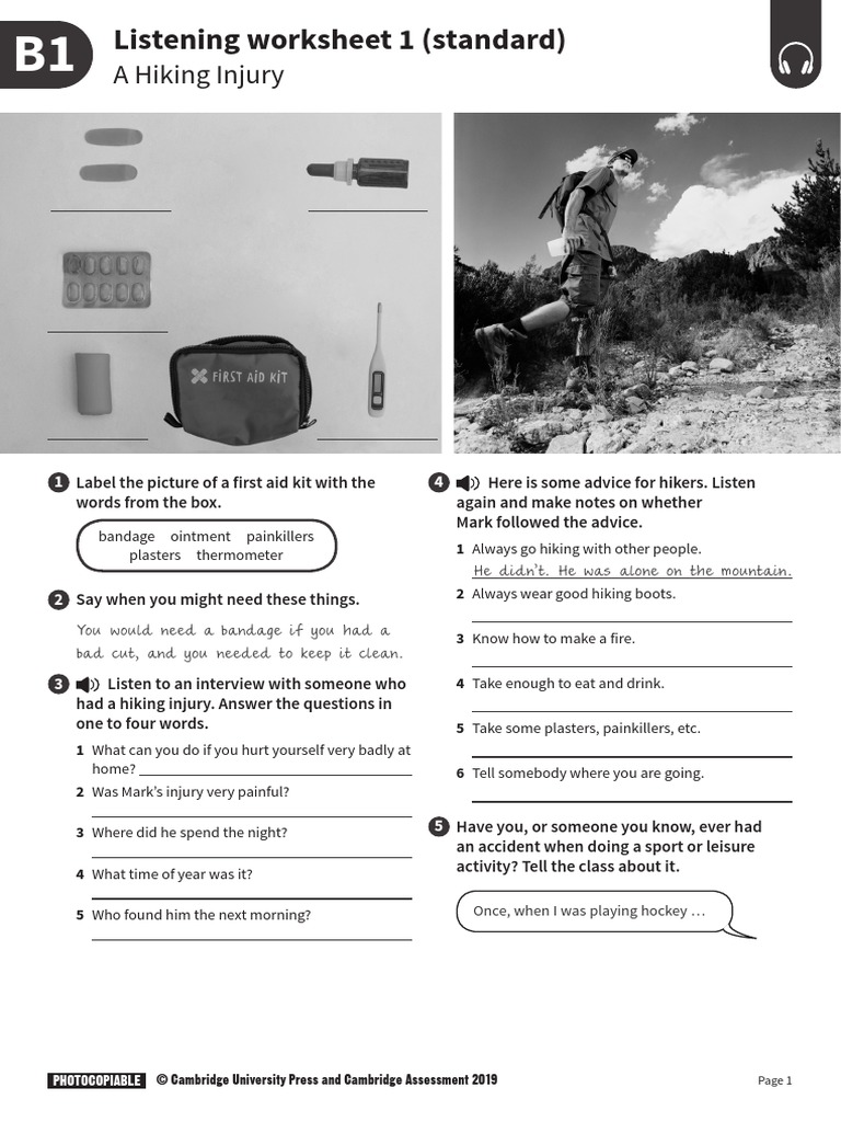 A Hiking Injury: He Didn't. He Was Alone On The Mountain | PDF | Hiking