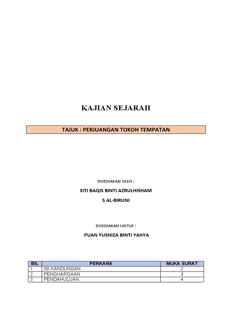 Kajian Kes Tahun 5 SKPJ | PDF