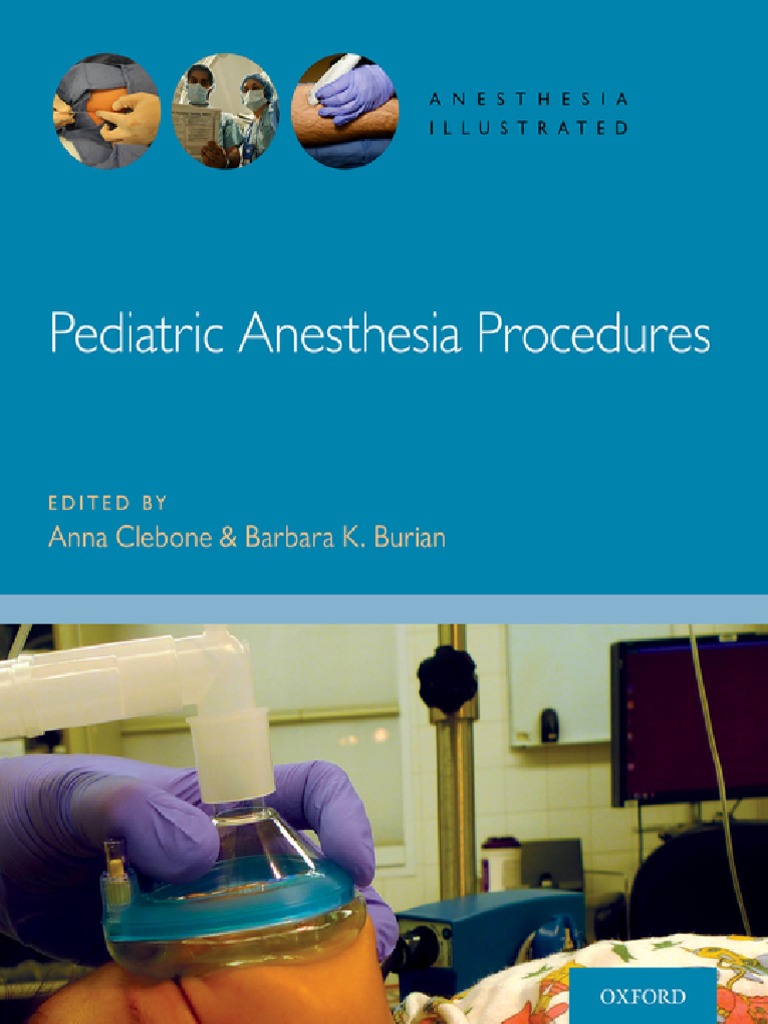 Anesthesia Pediatric | PDF | Breathing | Anesthesia