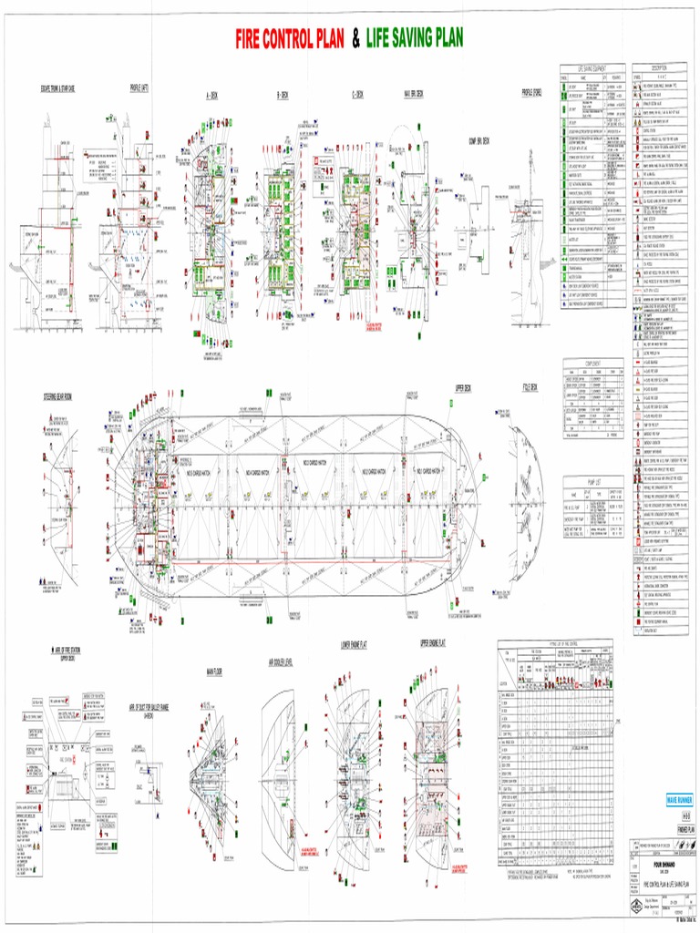 H-3-3 - k2000420 Fire Control Plan & Life Saving | PDF