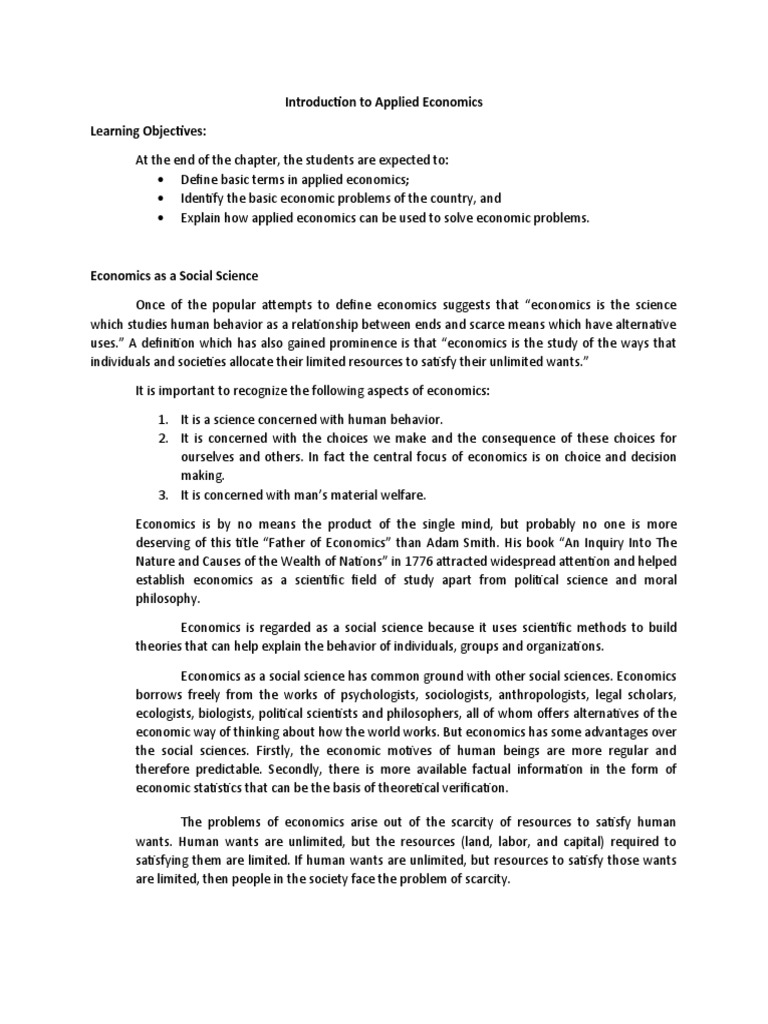 SHS Modules | Download Free PDF | Resource | Economics