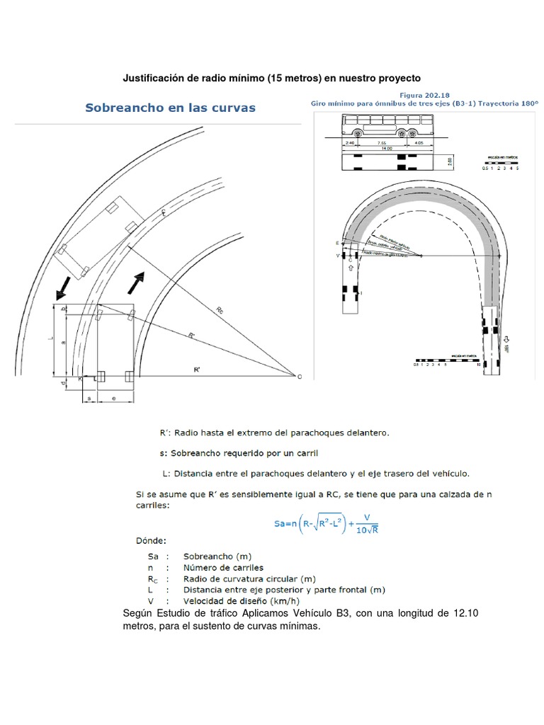 Radio Mínimo en Vías | PDF