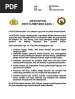 Job Discription Sat Intelkam | PDF