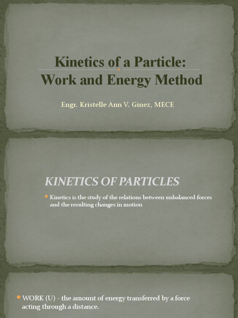 Work Energy Equation | PDF | Potential Energy | Force