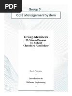Coffee Shop Management System | PDF | Software Testing | Use Case