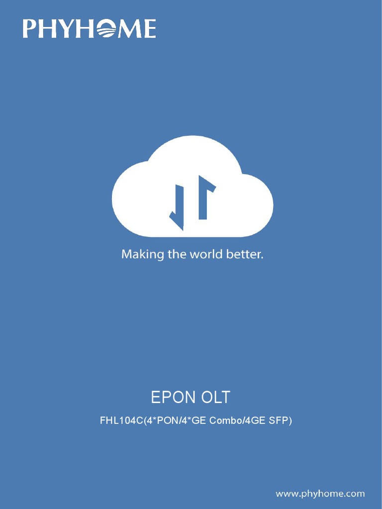 FHL104C Epon Olt Datasheet | PDF | Computer Network ...