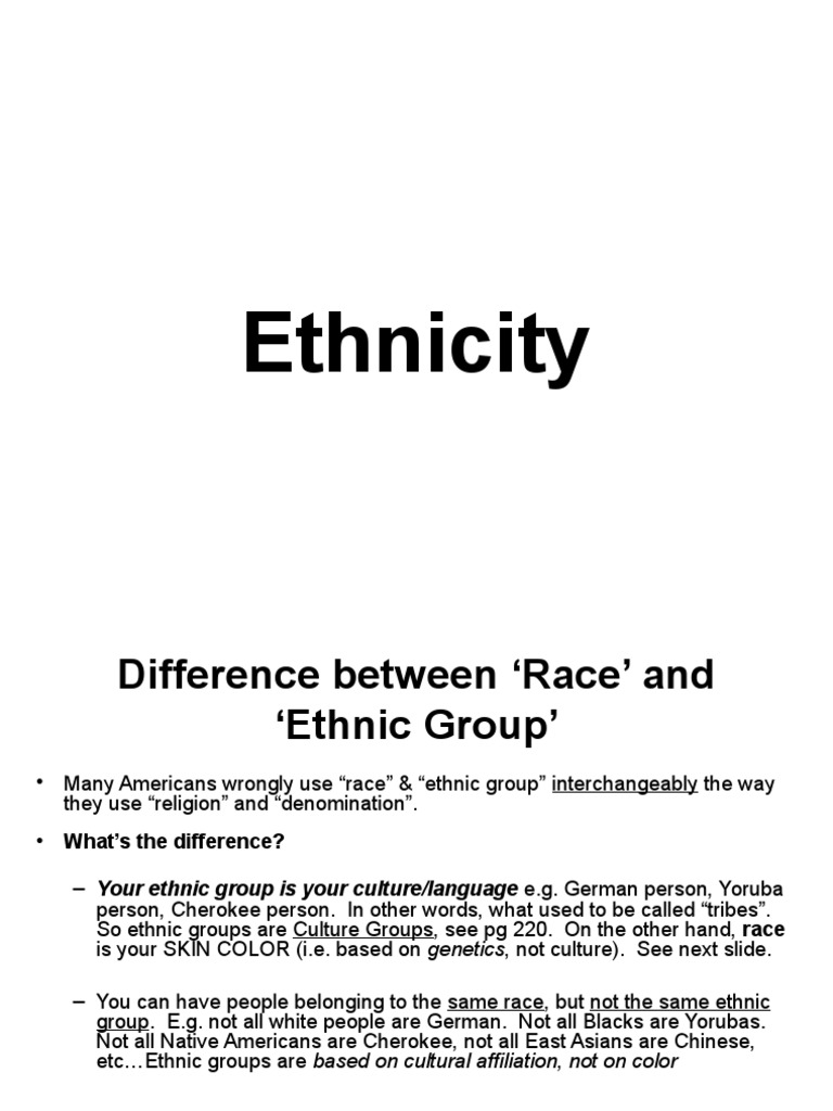 Ethnicity: An Introduction To Human Geography The Cultural Landscape ...