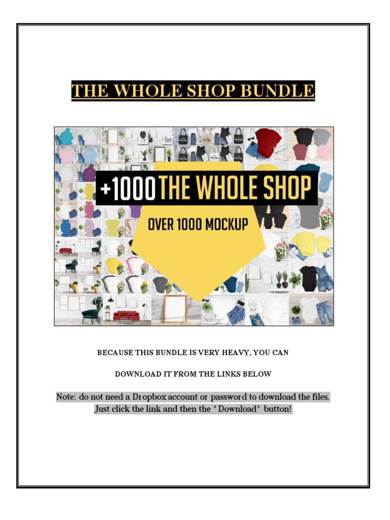 Whole Shop Bundle Download Links | PDF | Computing And Information ...