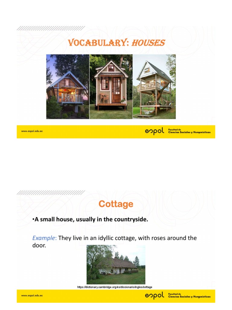 7B Vocabulary - Houses | PDF | Basement | Building