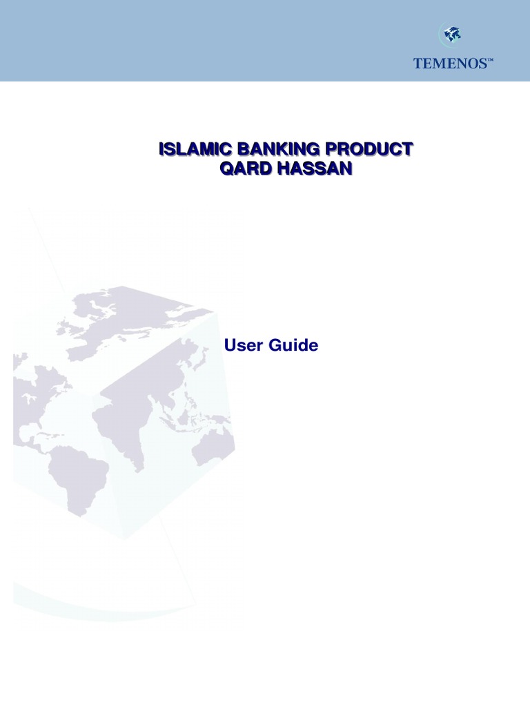 Islamic Banking User Manual Qard Hassan Pdf License Poverty