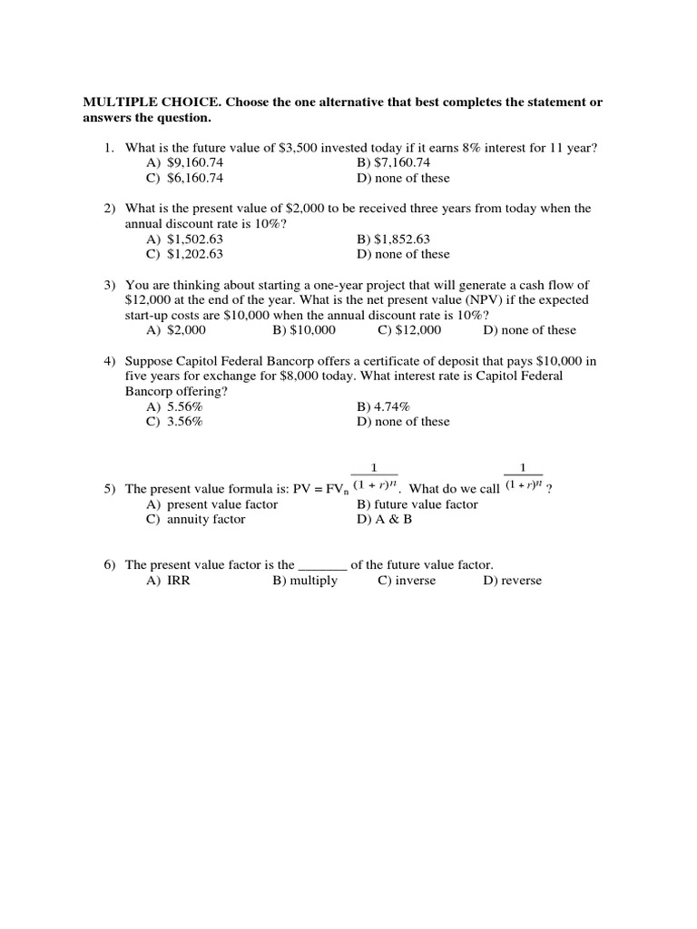 Chapter03 MC Answers | PDF