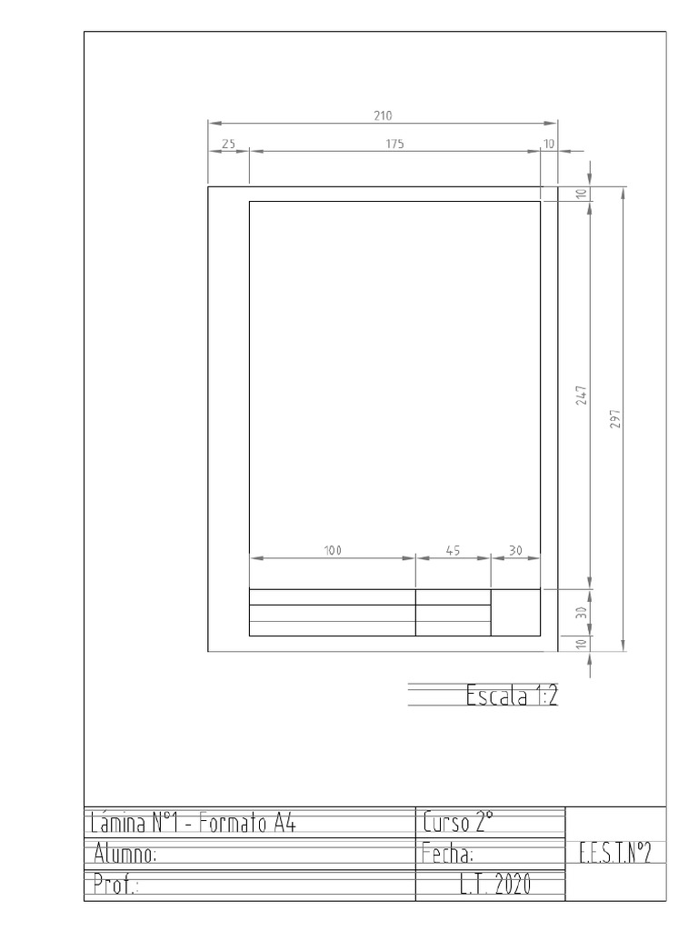 Modelo de Rotulo Formato A4 | PDF