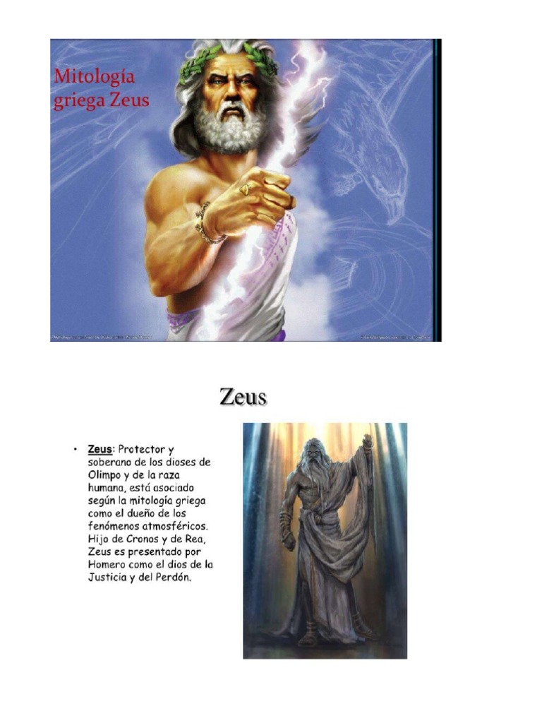 Tarea de Zeus | PDF | Hera | Zeus