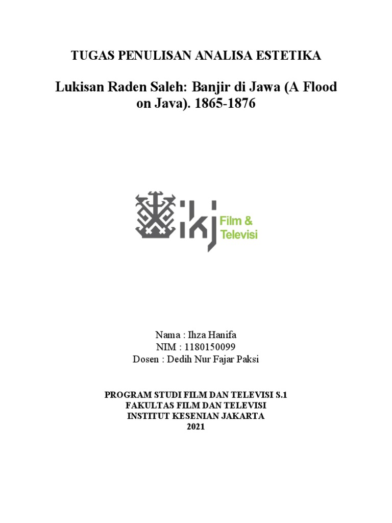 Ihza Hanifa - 1180550099 - Tugas Estetika Visual | PDF | Puisi | Klasik