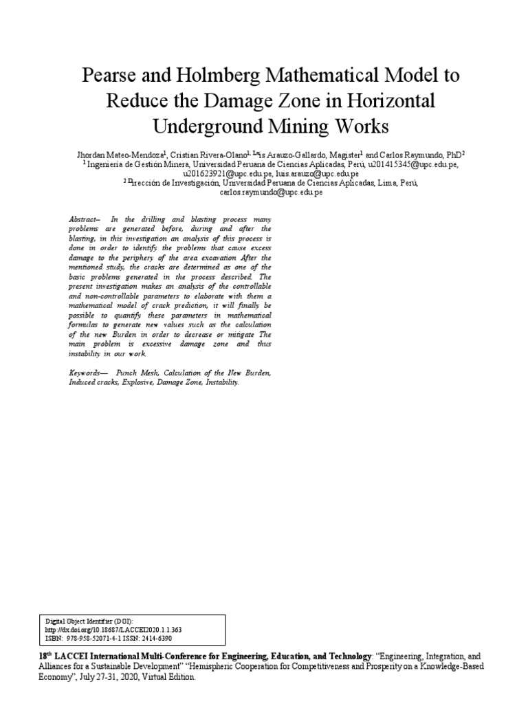 Modelo Matemático de Pearse y Holmberg | PDF | Nature