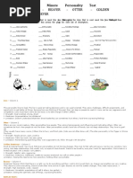 Four Animal Personality Test Guide | PDF | Psychological Concepts ...