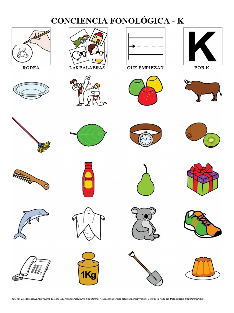 10 Conciencia Fonologica KA KE KI KO | PDF