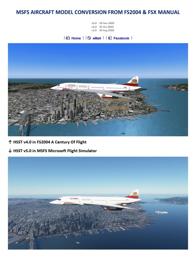 Msfs Aircraft Model Conversion From Fs2004 & FSX Manual | PDF | Adobe Photoshop | Landing Gear