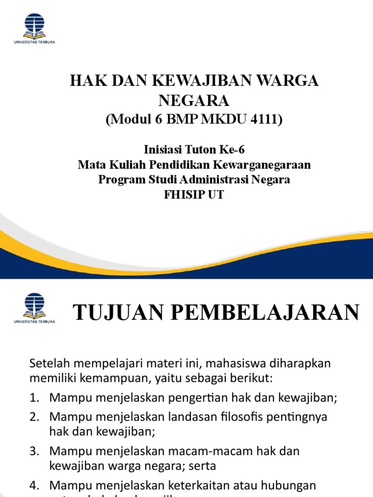 Shely Cathrin - Materi 6 Hak Dan Kewajiban Warga Negara - MKDU 4111 ...