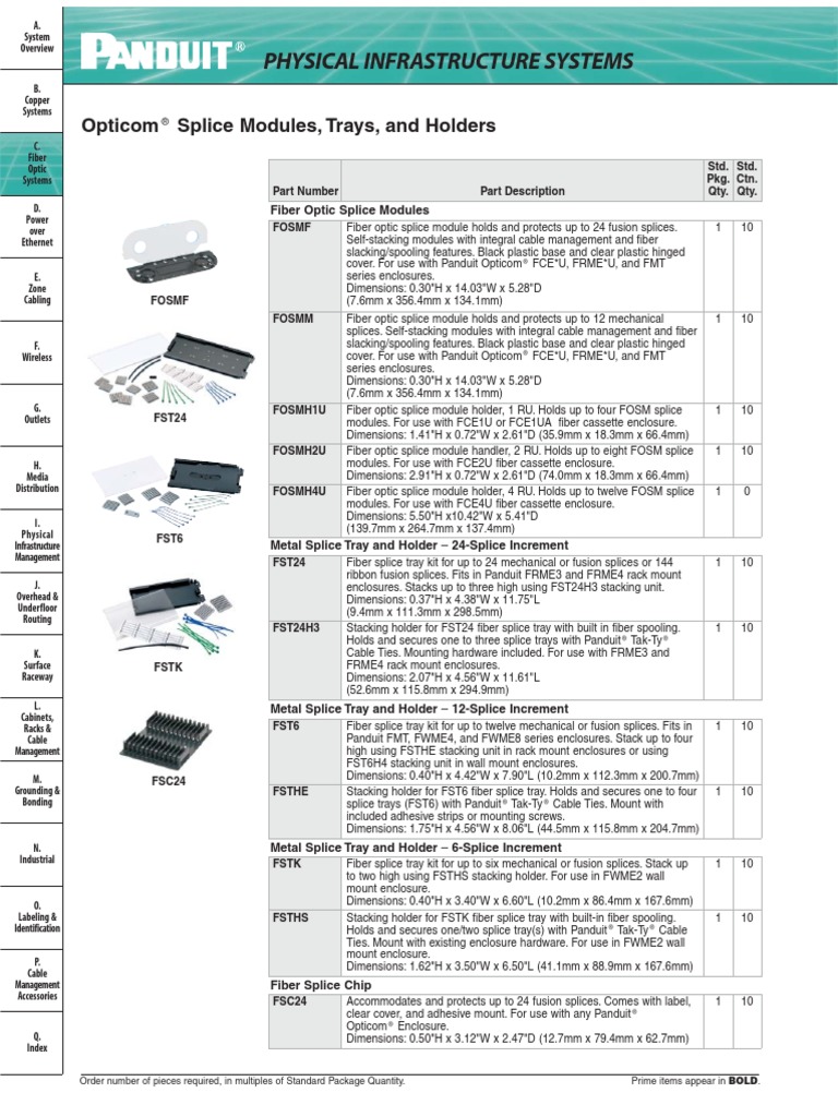 Fiber Optic Splice Module Handler, 2 RU | PDF | Optical Fiber | Equipment
