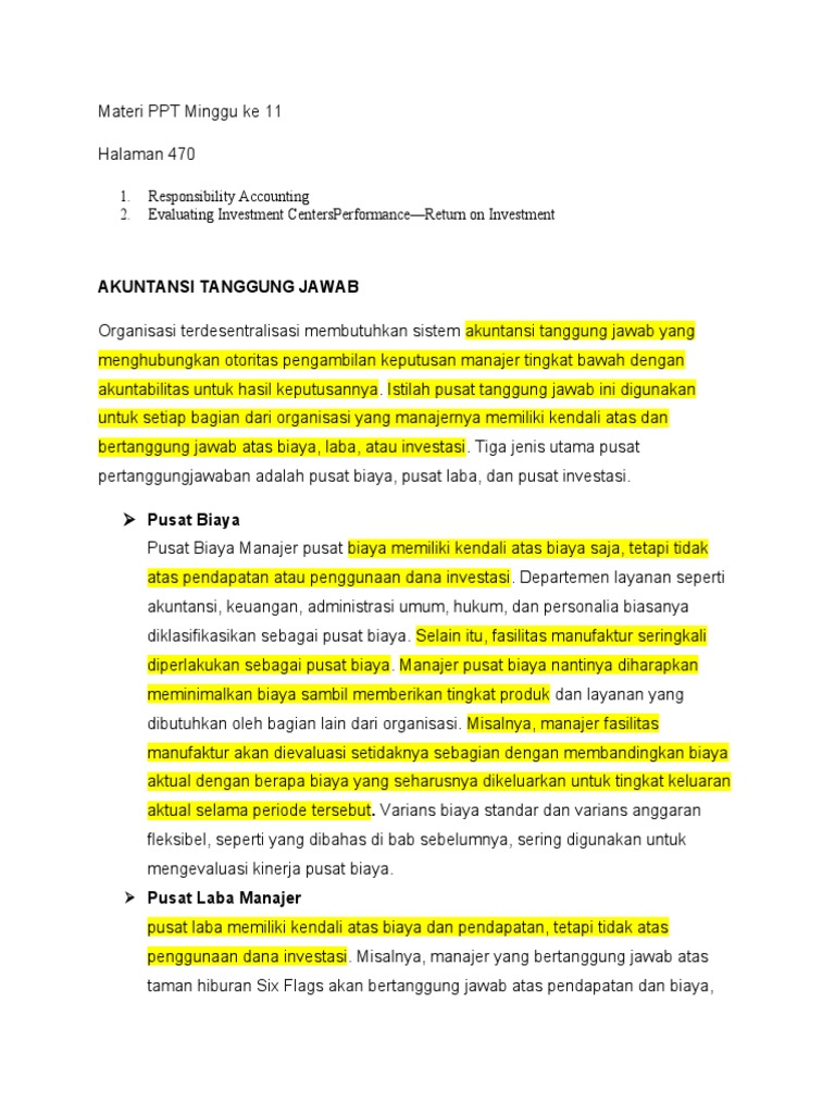 Materi PPT Minggu Ke 11 | PDF