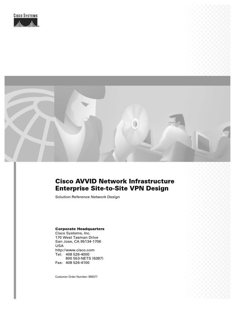 Cisco AAVID Enterprise VPN Design | PDF | Virtual Private Network | Router (Computing)