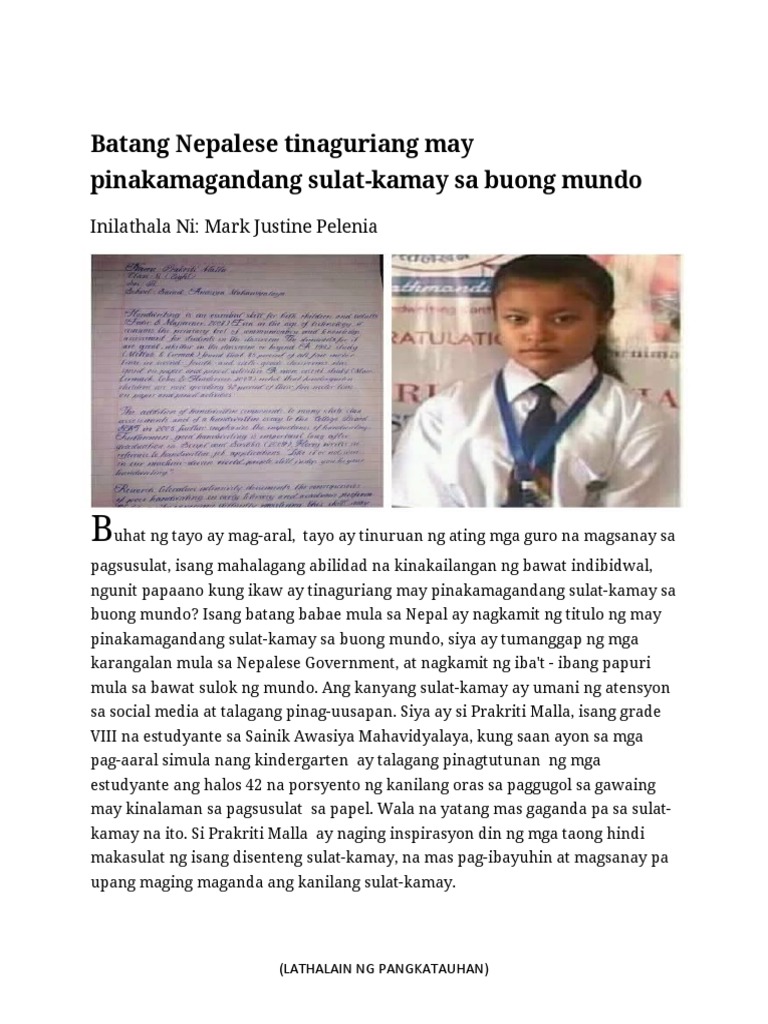 Batang Nepalese | PDF