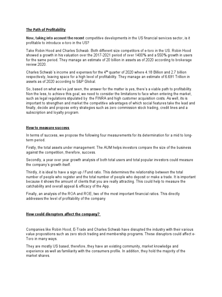 The Path of Profitability | PDF | Profit (Economics) | Valuation (Finance)