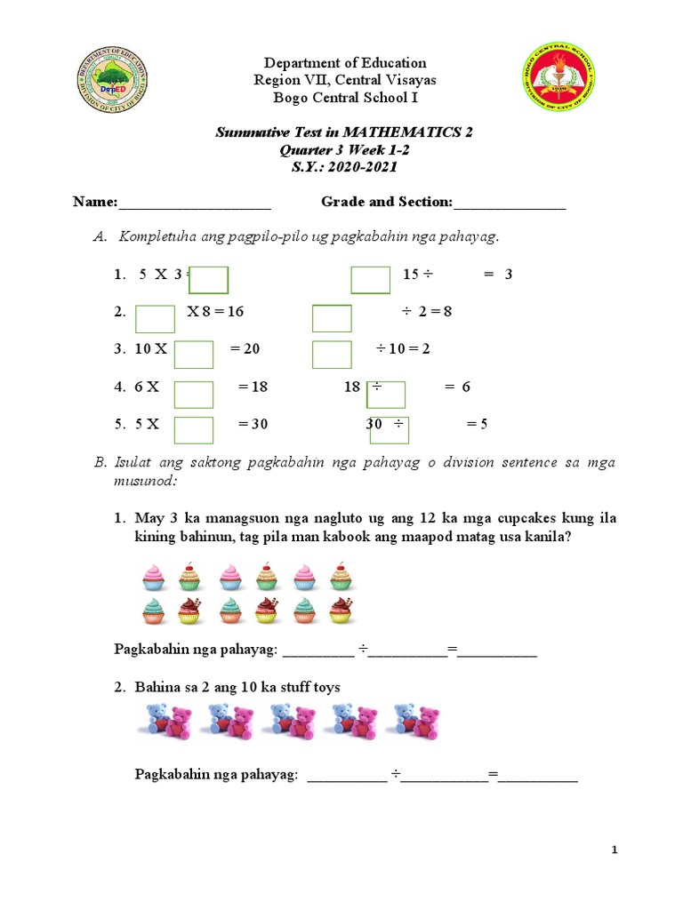 Math 2 Quarter 3 | PDF