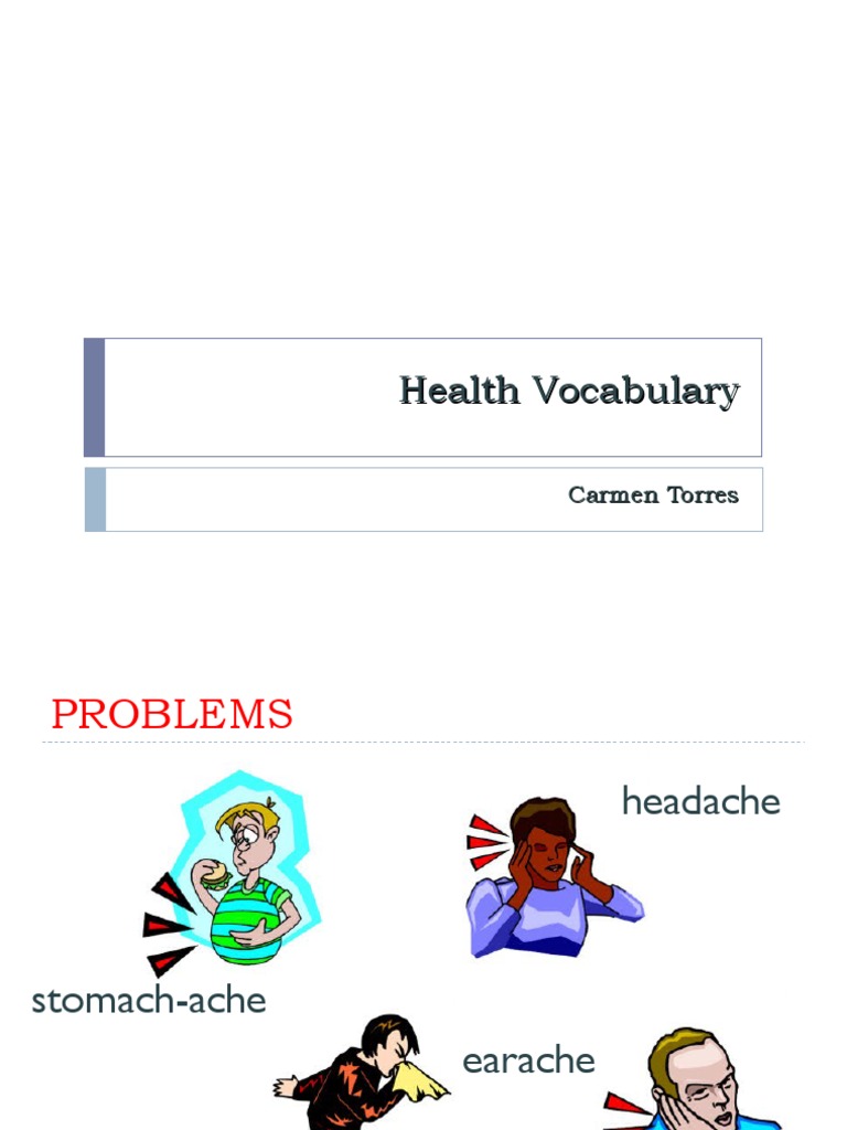 Health-Vocabulary Worksheet | PDF