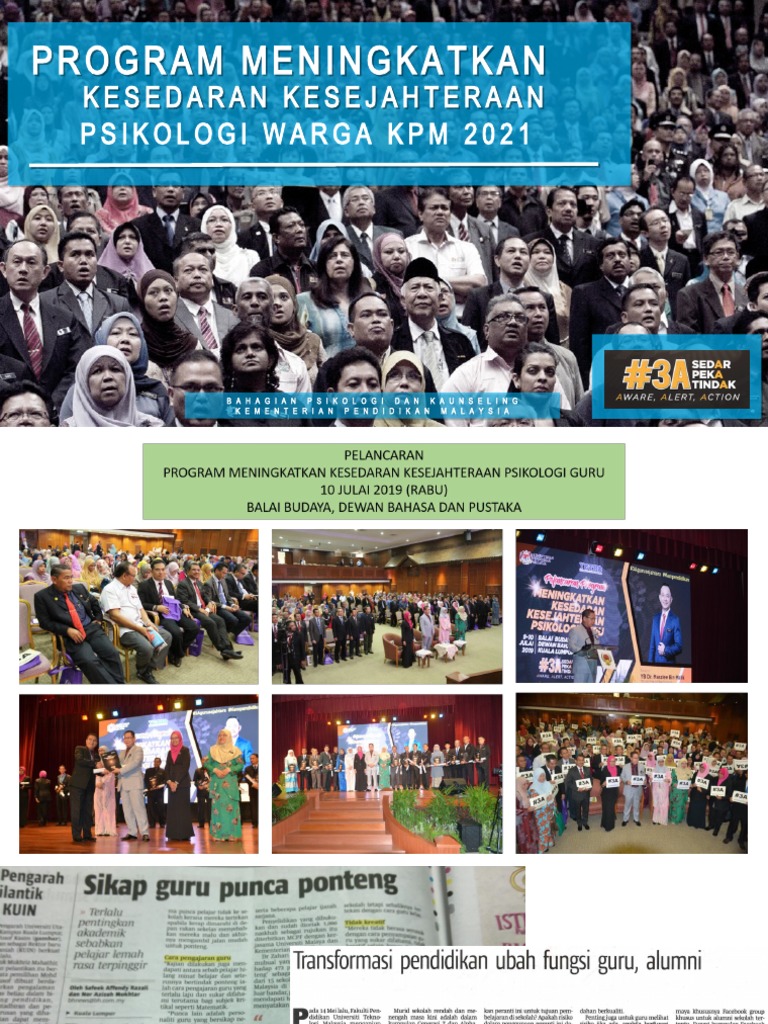 Pengenalan Program Meningkatkan Kesedaran Kesejahteraan Psikologi Warga ...