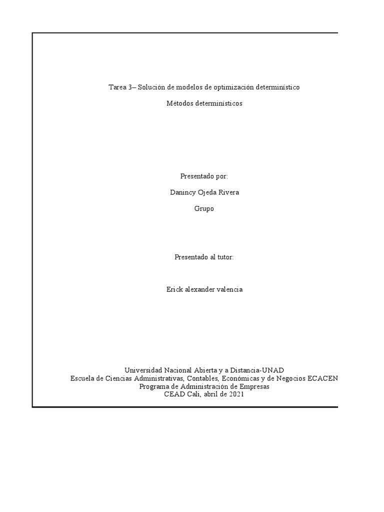 Tarea Lista HGFD | PDF | Inventario | Tecnicas