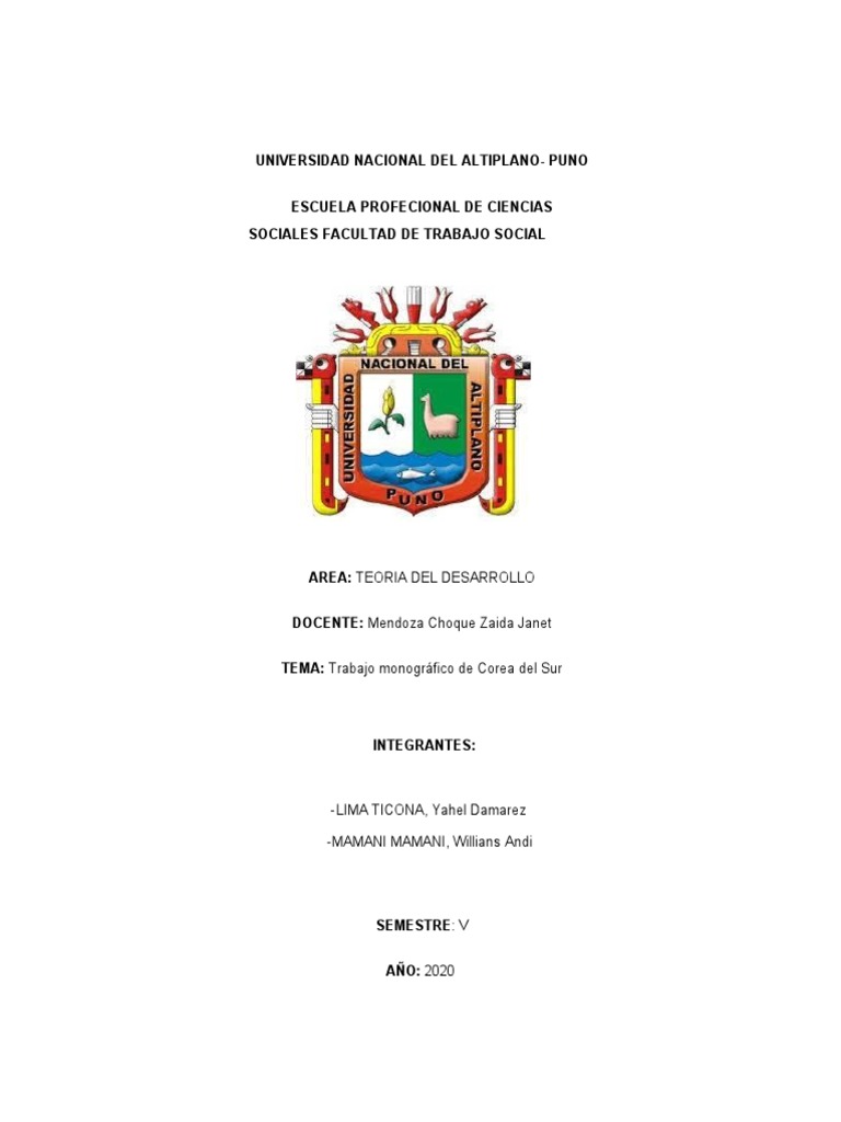 Corea Del Sur Pdf índice De Desarrollo Humano Corea Del Sur