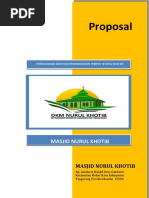 Contoh Proposal Rehab Masjid | PDF | Bisnis | Griya & Taman