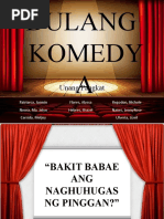 Komedya o Moro-Moro | PDF