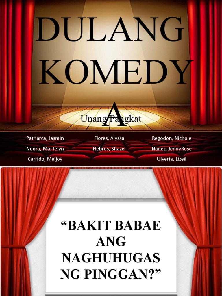 Dulang Komedya | PDF