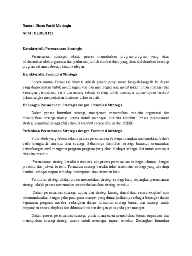 Tugas Pertemuan 10 - Sistem Pengendalian Manajemen - 0118101121 - Ilham Farid Muttaqin | PDF ...