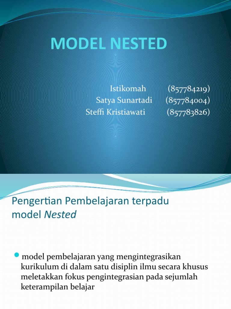 Model Nested | PDF