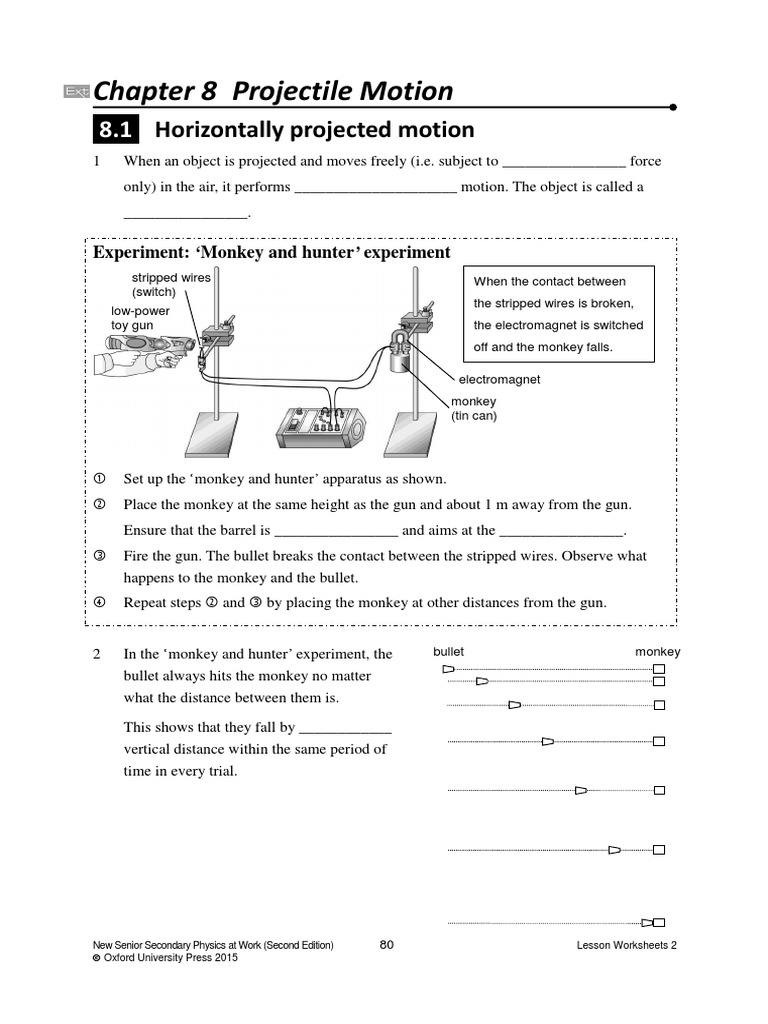 Oxford Lesson Ws 2 08 e | PDF | Projectiles | Dynamics (Mechanics)
