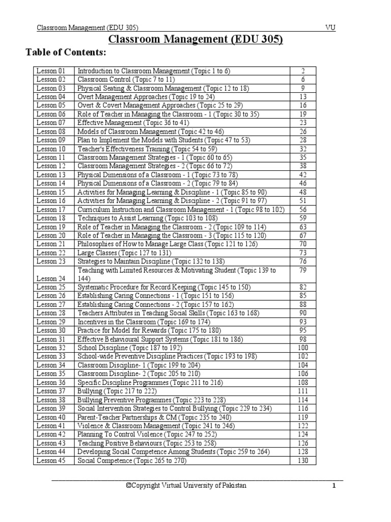 Classroom Handouts | PDF | Classroom Management | Motivation