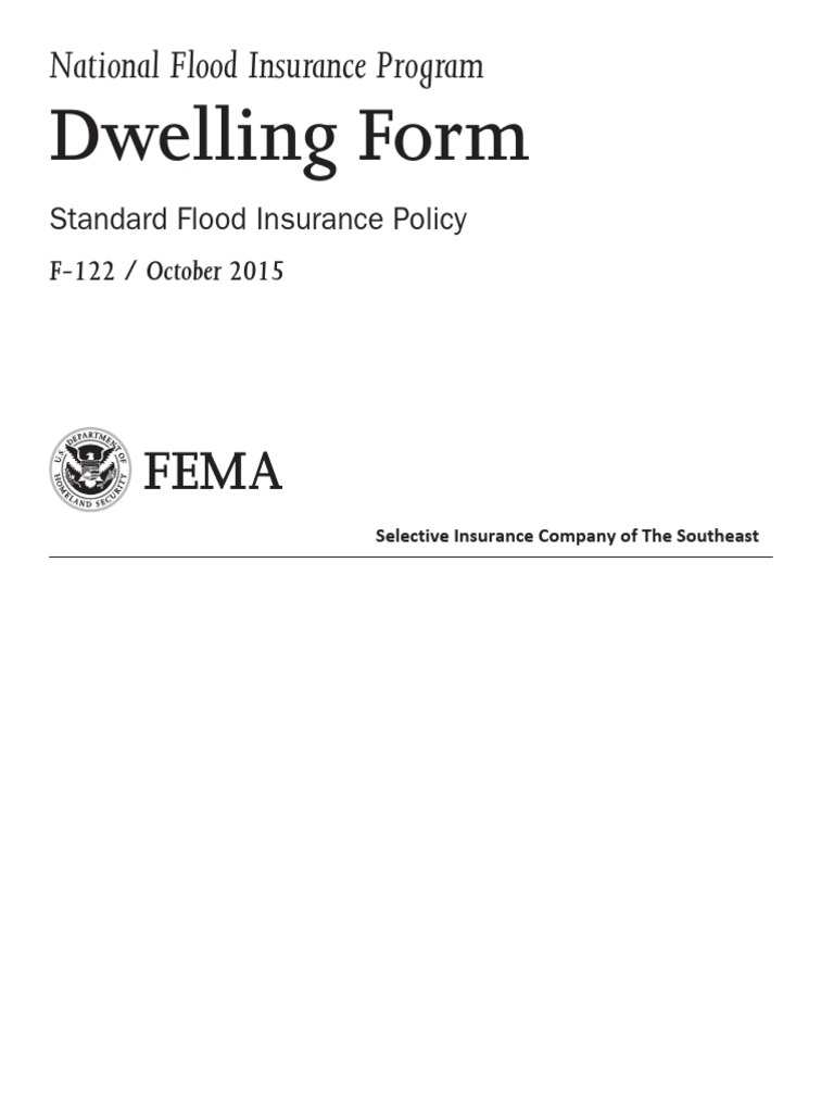 NFIP Dwelling Form Overview | PDF | Flood | Insurance