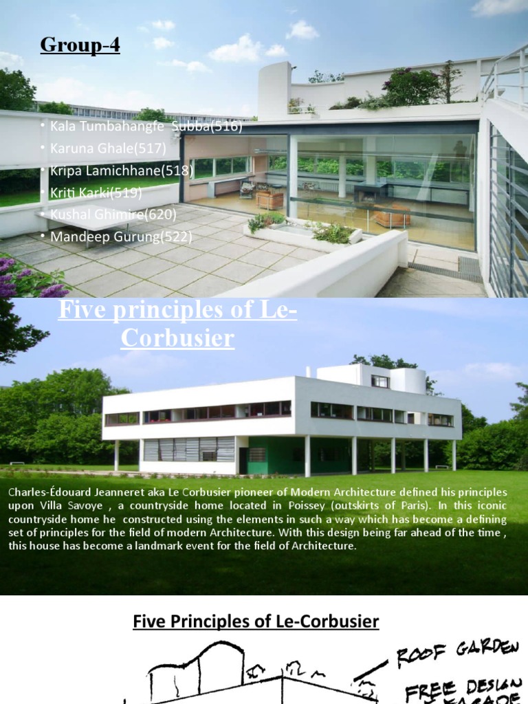 Le Corbusier's 5 Architectural Principles | PDF | Art