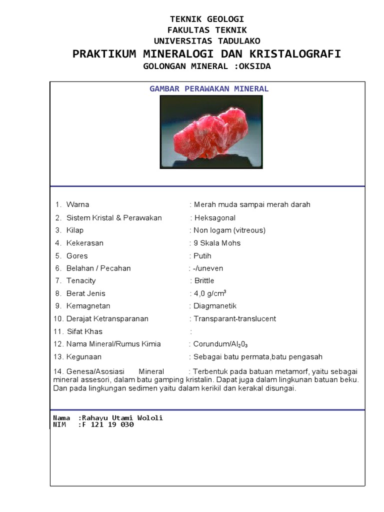 Oksida (Corundum) | PDF