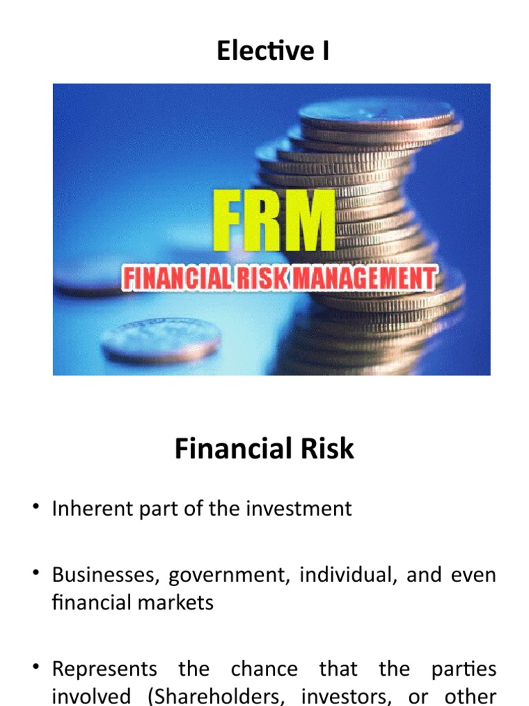 FRM Introduction | PDF