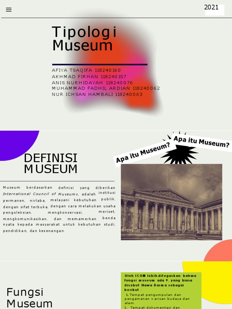 Definisi dan Jenis-Jenis Museum | PDF