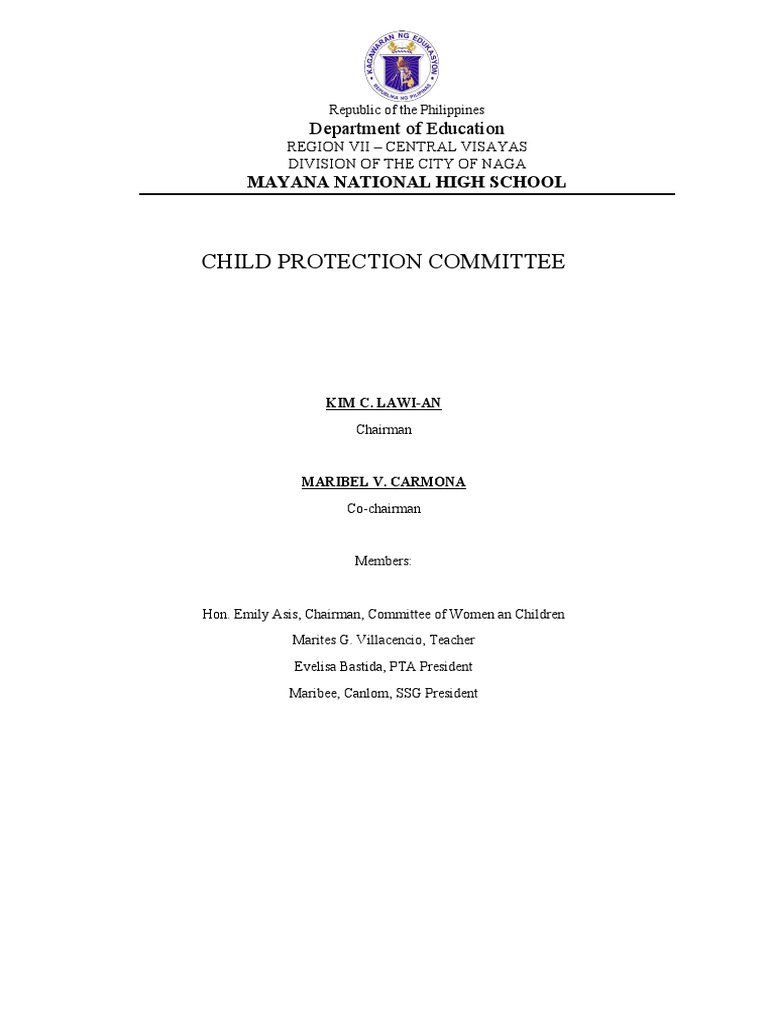 Child Protection Committee | PDF