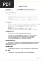 Business Plan Notes in Full | PDF | Business Plan | Strategic Management