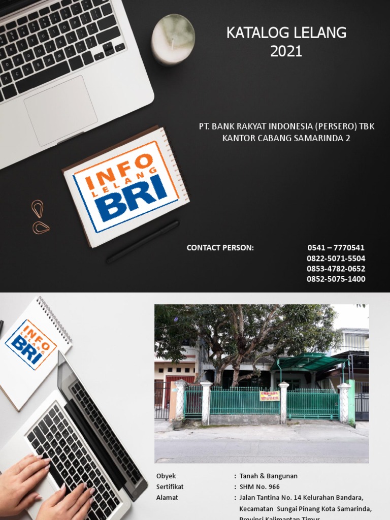 Katalog Lelang Tanah BRI 2021 | PDF