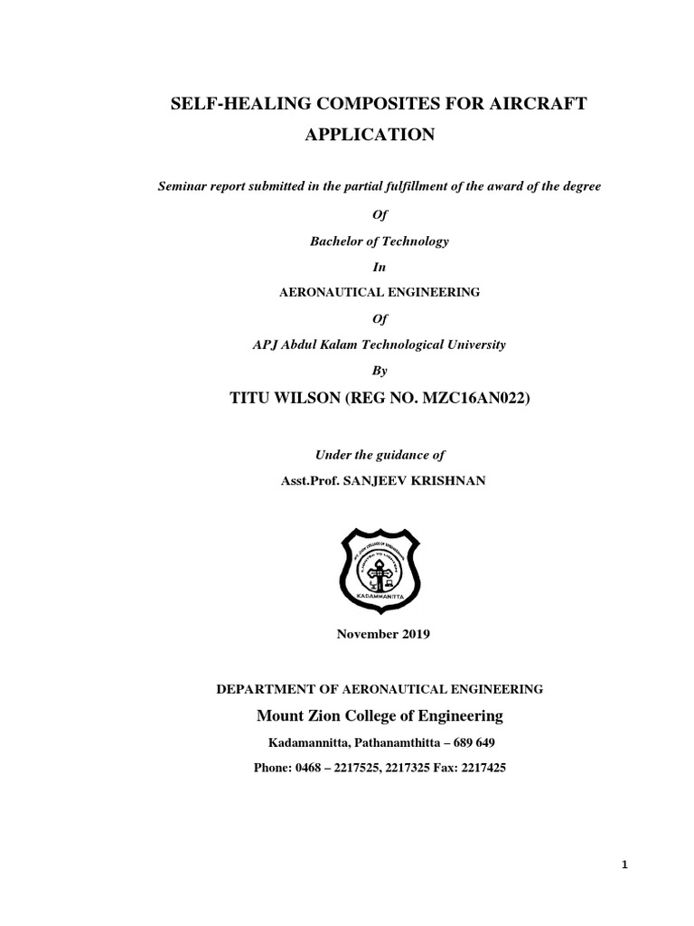 Self Healing Composites | Download Free PDF | Composite Material ...