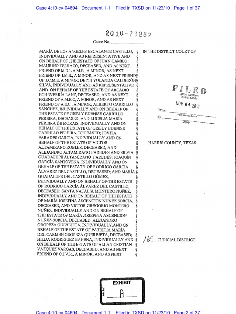 Aviation Lawsuit Against StandardAero | PDF | Negligence | Service Of ...